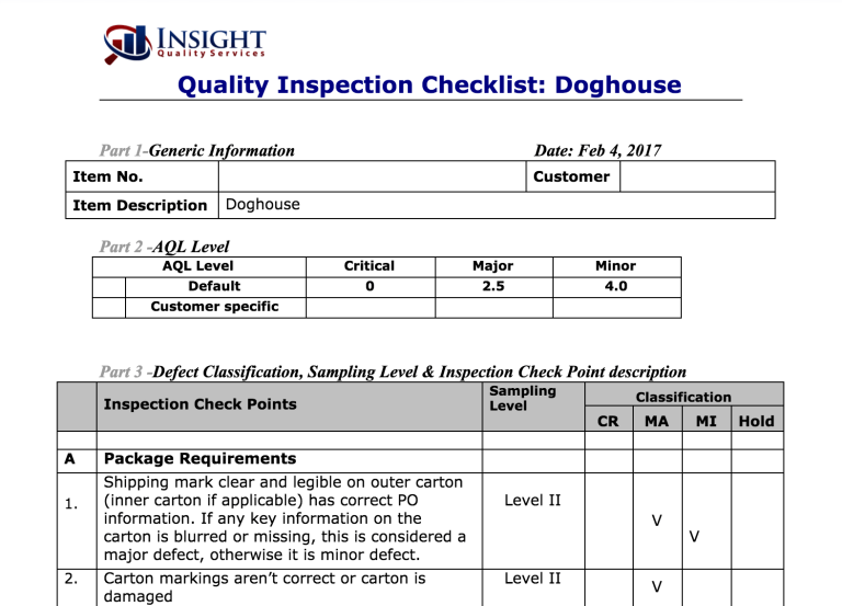 Quality Inspection | An Efficient Tool For Quality Maintenance